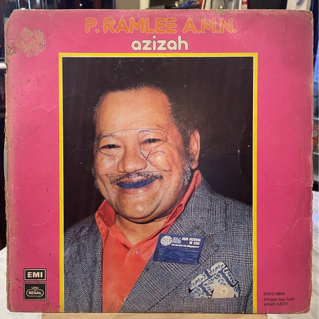 Lp P. Ramlee - Azizah, Hobbies & Toys, Music & Media, Vinyls on Carousell