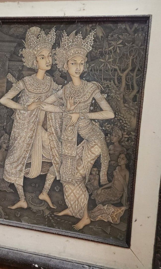 Lukisan Penari Bali Ngakan Erawan Tebesaya Ubud/Bali, Perabotan Rumah ...