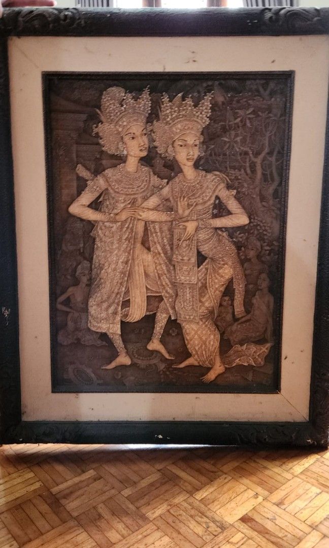 Lukisan Penari Bali Ngakan Erawan Tebesaya Ubud/Bali, Perabotan Rumah ...