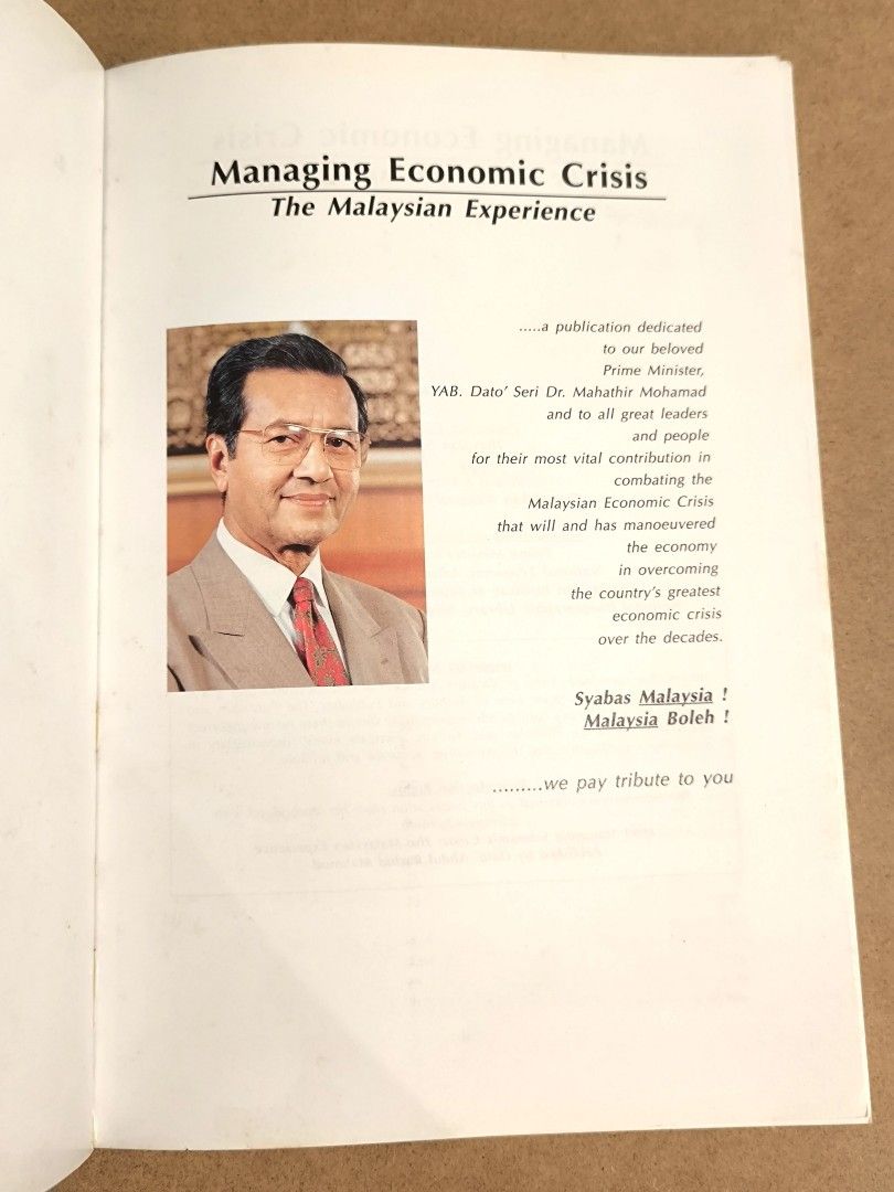 Managing Economic Crisis The Malaysian Experience Book By Dato Abdul ...