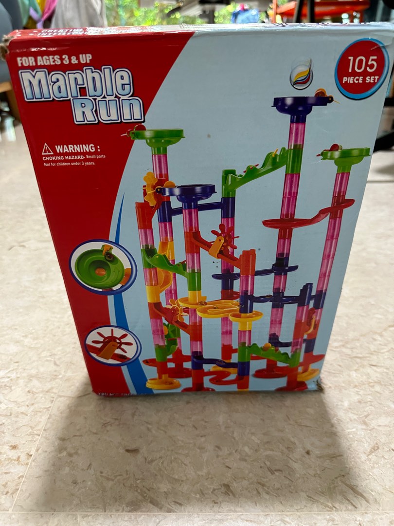 Marble Run 105 piece set, Babies & Kids, Infant Playtime on Carousell