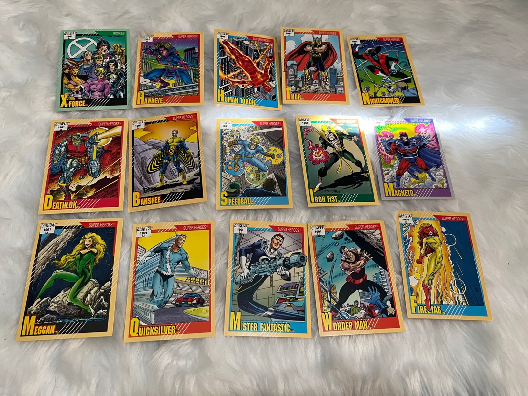 MARVEL 90’S TRADING CARDS PART 2, Hobbies & Toys, Toys & Games on Carousell