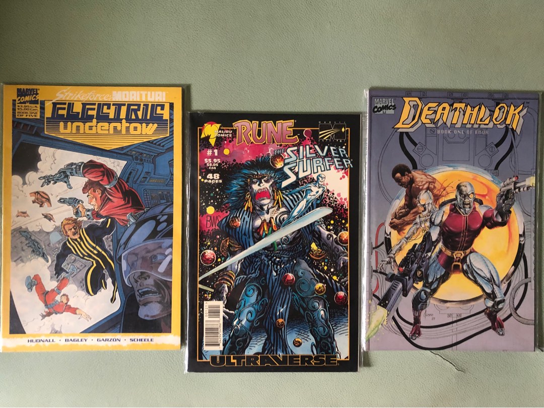 MARVEL Comics,Prestige format #1: SILVER SURFER,Rune #1,DEATHLOK #1 ...