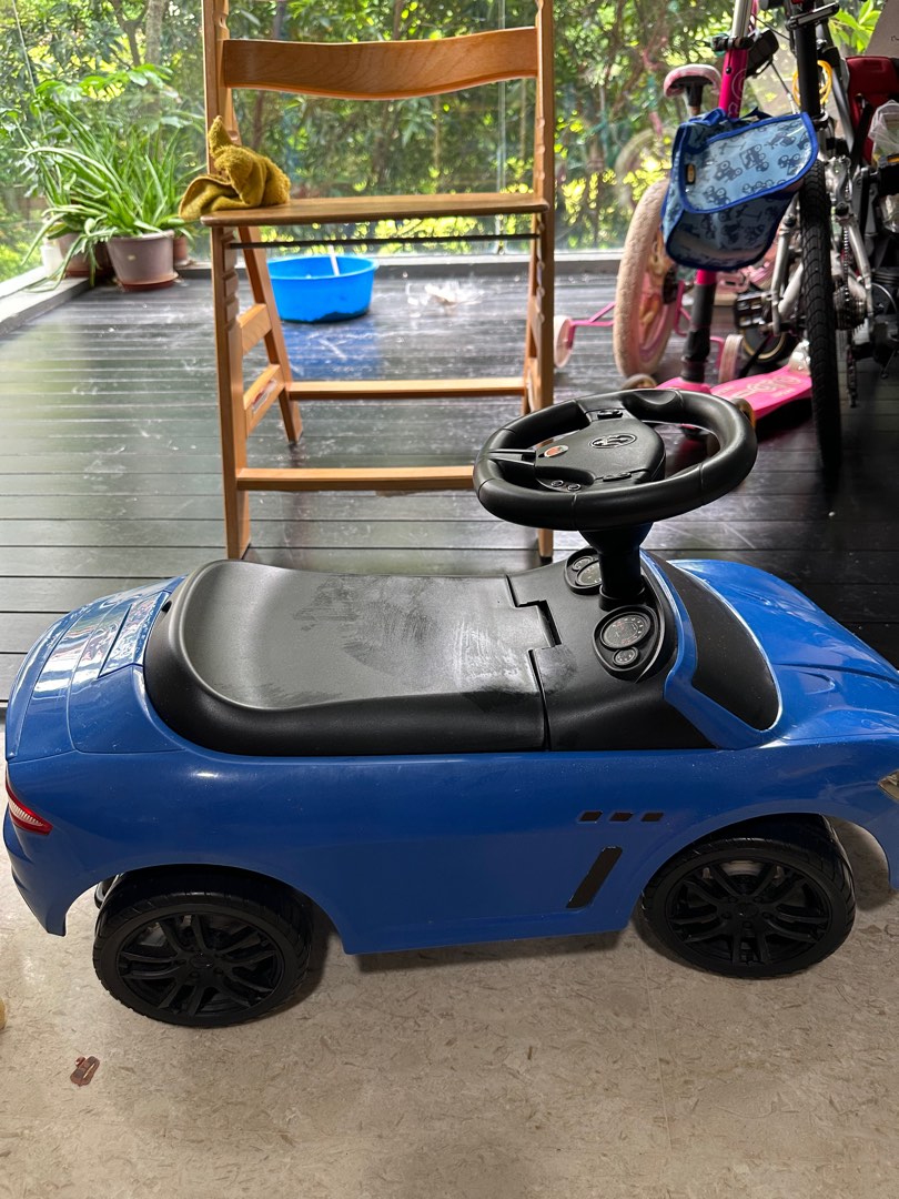 Maserati toy car ride, Babies & Kids, Infant Playtime on Carousell