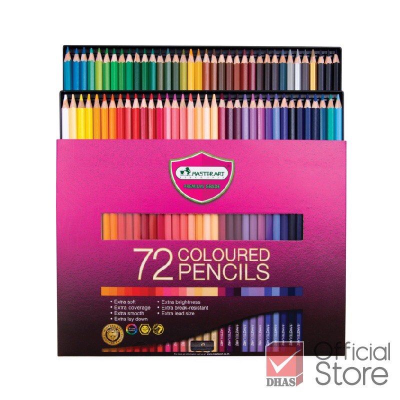 MASTER ART MASTER SERIES COLOR PENCIL (72 PCS), Hobbies & Toys ...