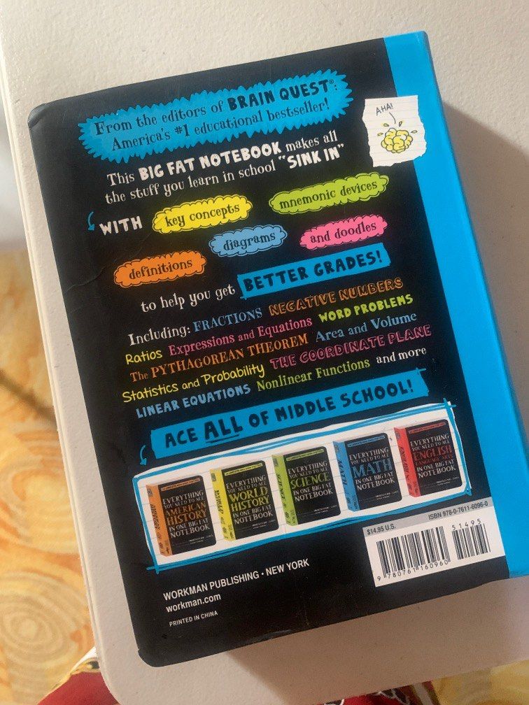 Math Big Fat Notebook, Hobbies & Toys, Books & Magazines, Textbooks on ...