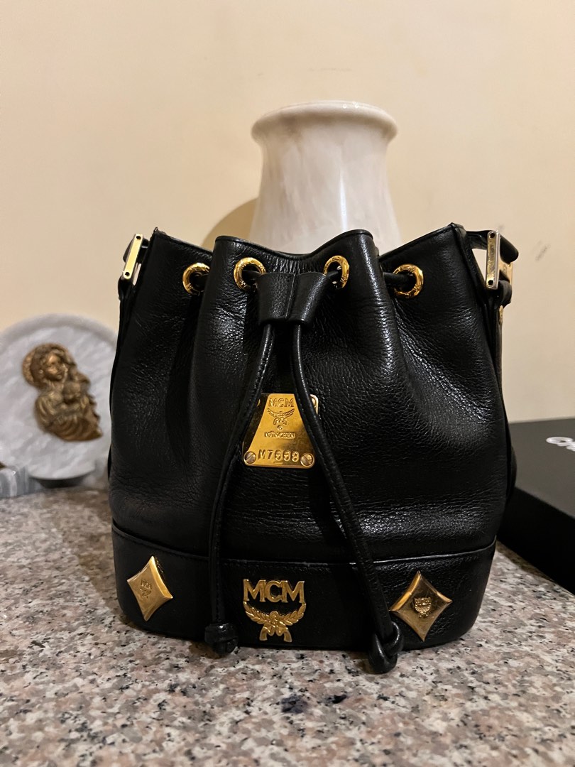 MCM Bucket Bag, Women's Fashion, Bags & Wallets, Cross-body Bags on ...