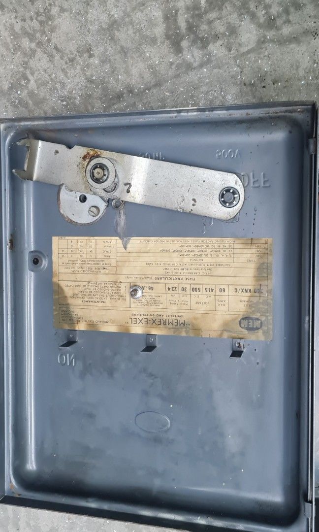 mem retro vintage electricity fuse box for display props , heavy item ...