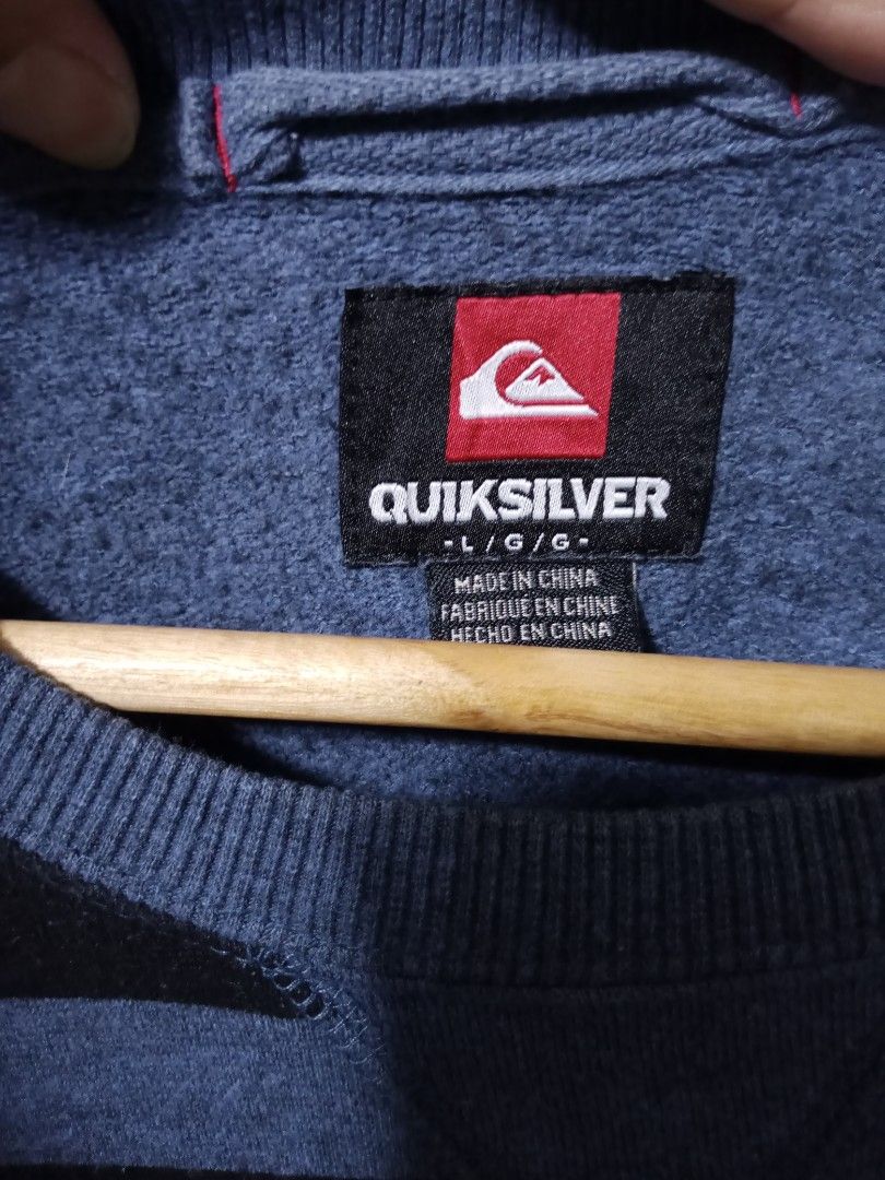 Men's Quicksilver Pullover, Men's Fashion, Activewear on Carousell