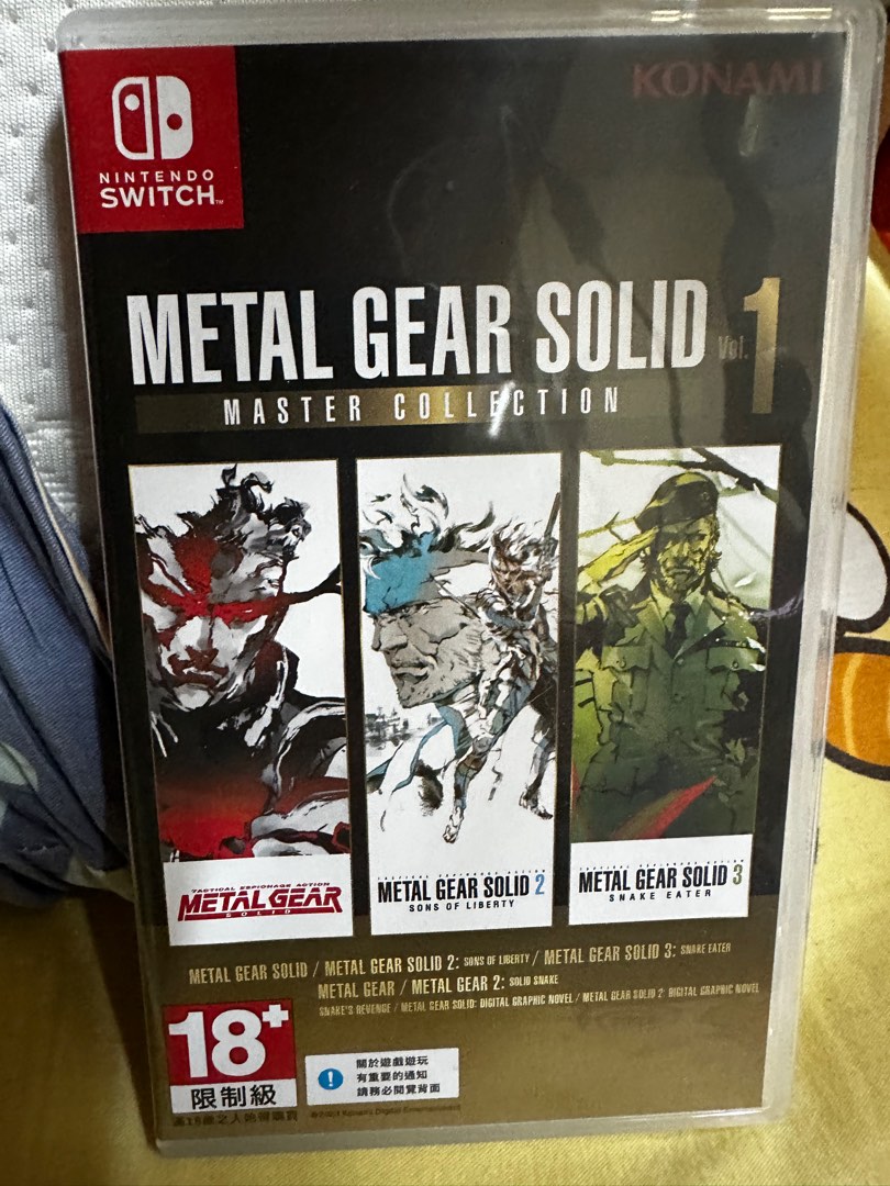 Metal Gear solid master collection switch, 電子遊戲, 電子遊戲, Nintendo 任天堂 ...