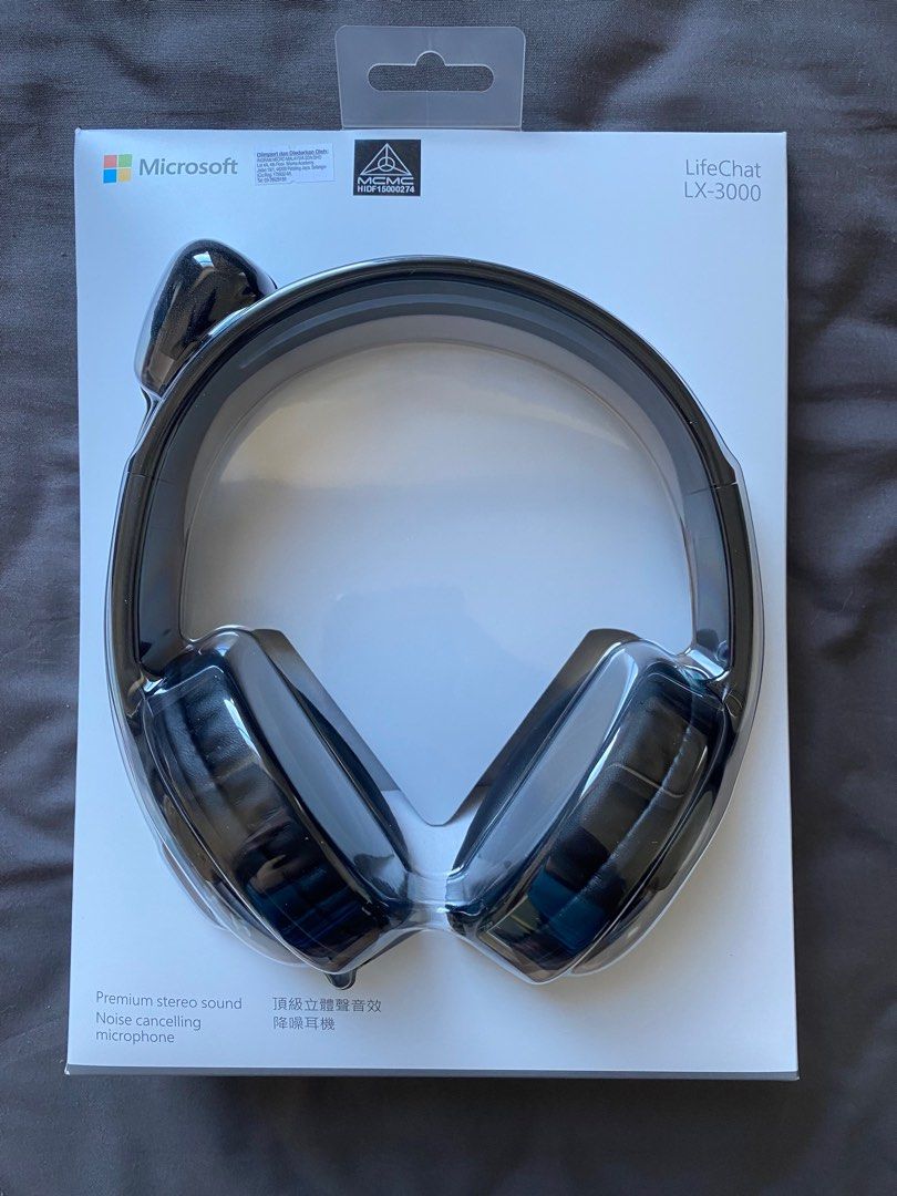 Microsoft LifeChat LX-3000 Headphone set, Audio, Headphones & Headsets ...