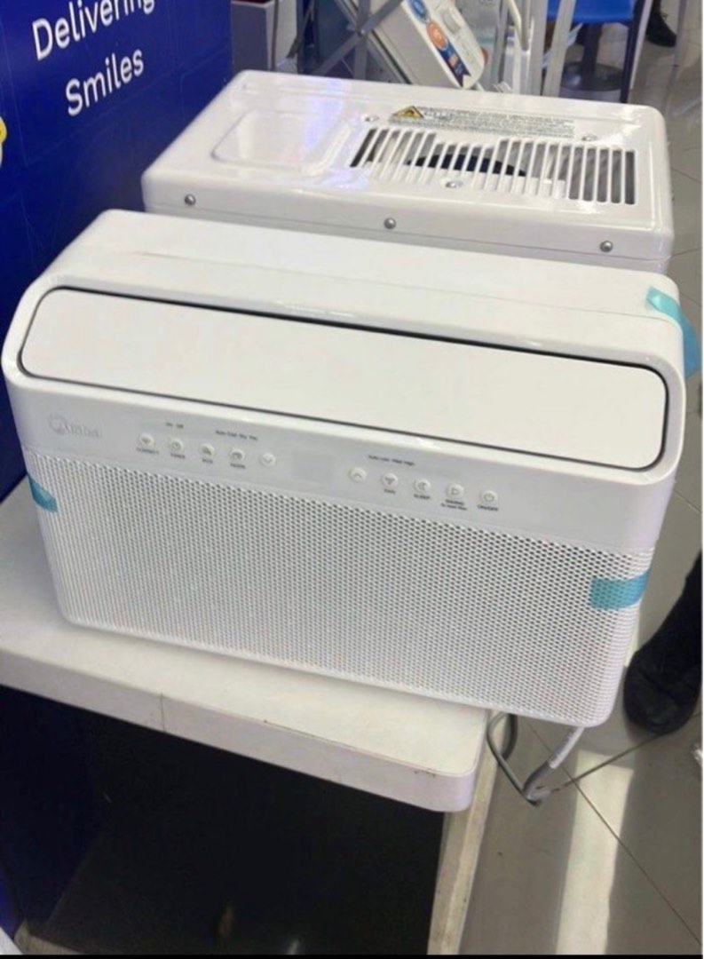 Midea inverter window type 1hp, TV & Home Appliances, Air Conditioning ...