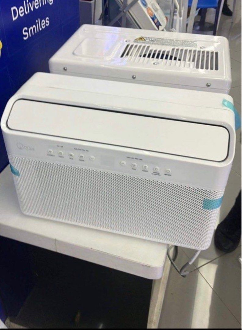 Midea inverter window type 1hp, TV & Home Appliances, Air Conditioning ...