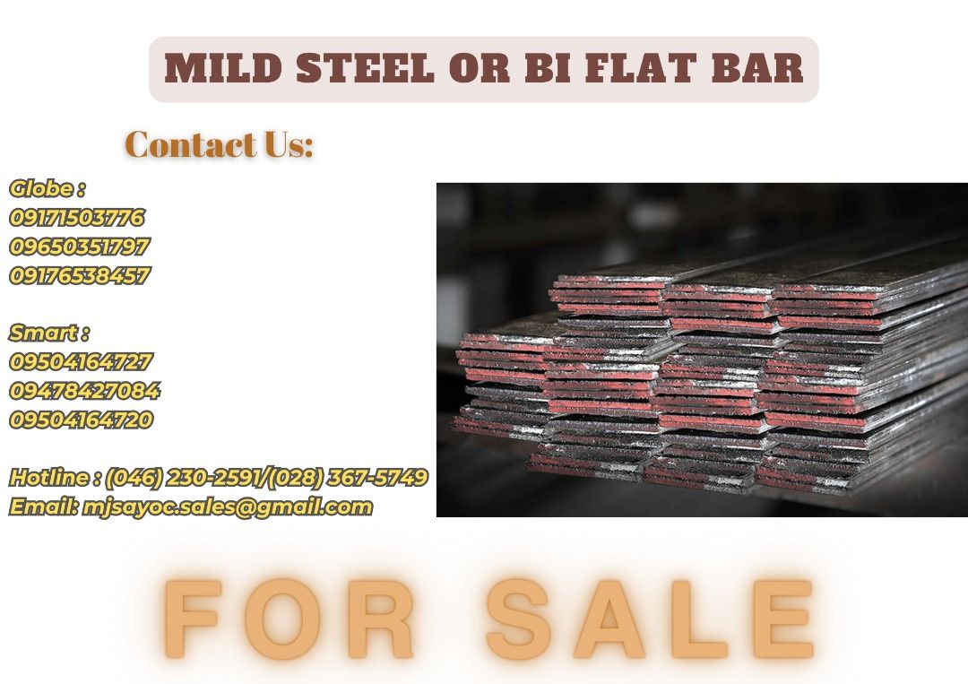 MILD STEEL OR BI FLAT BAR, Commercial & Industrial, Construction ...