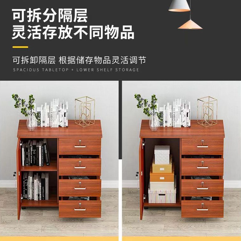 Minimalist utility drawer with lock multi-purpose storage cabinet ...