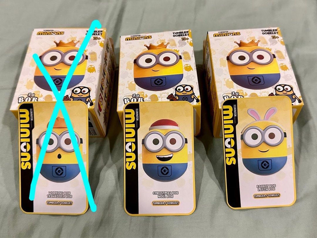 Miniso Minions Tumbler Gobelet BOB, Hobbies & Toys, Toys & Games on ...