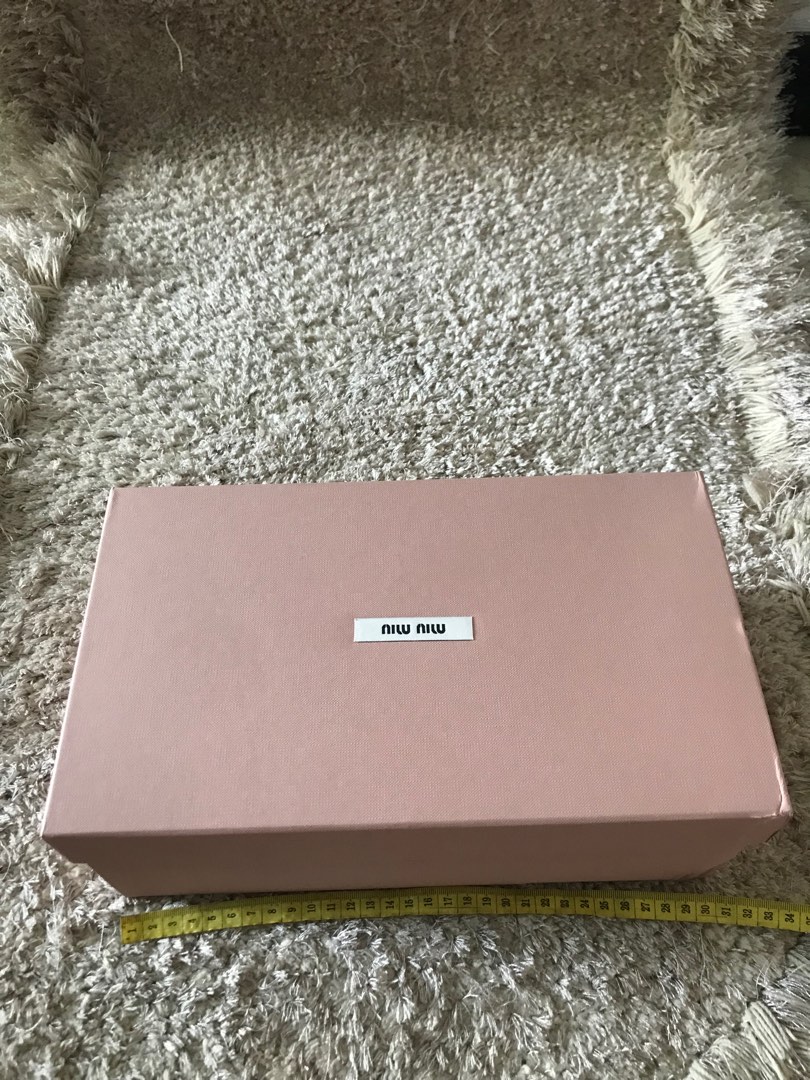 MIUMIU BOX BOKS KHUSUS BAG TAS ACCS BEBAS PAKAI SANDAL JG BS STOK SUSAH ...