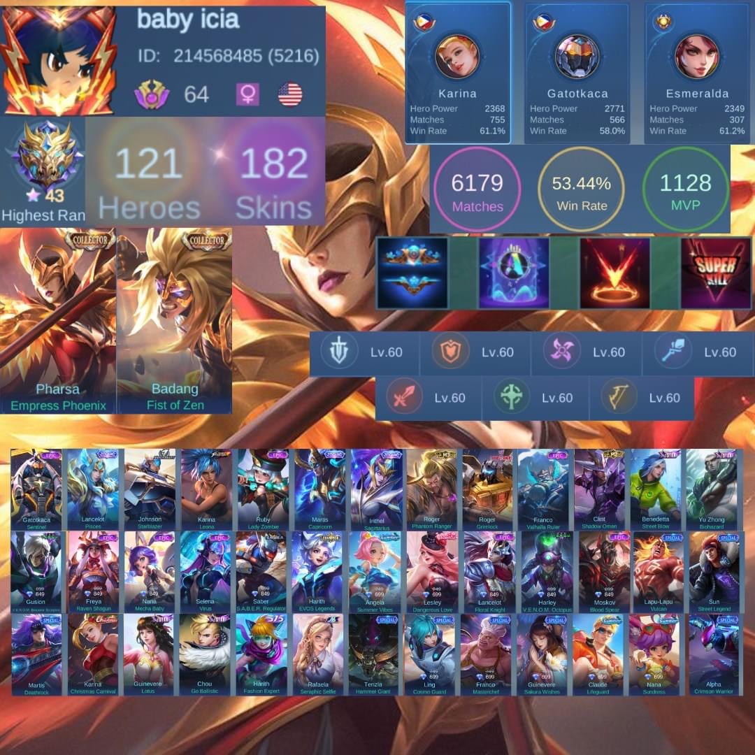 MOBILE LEGENDS / ML ACCOUNT (ALSO AVAILABLE FOR INSTALLMENT), Video ...