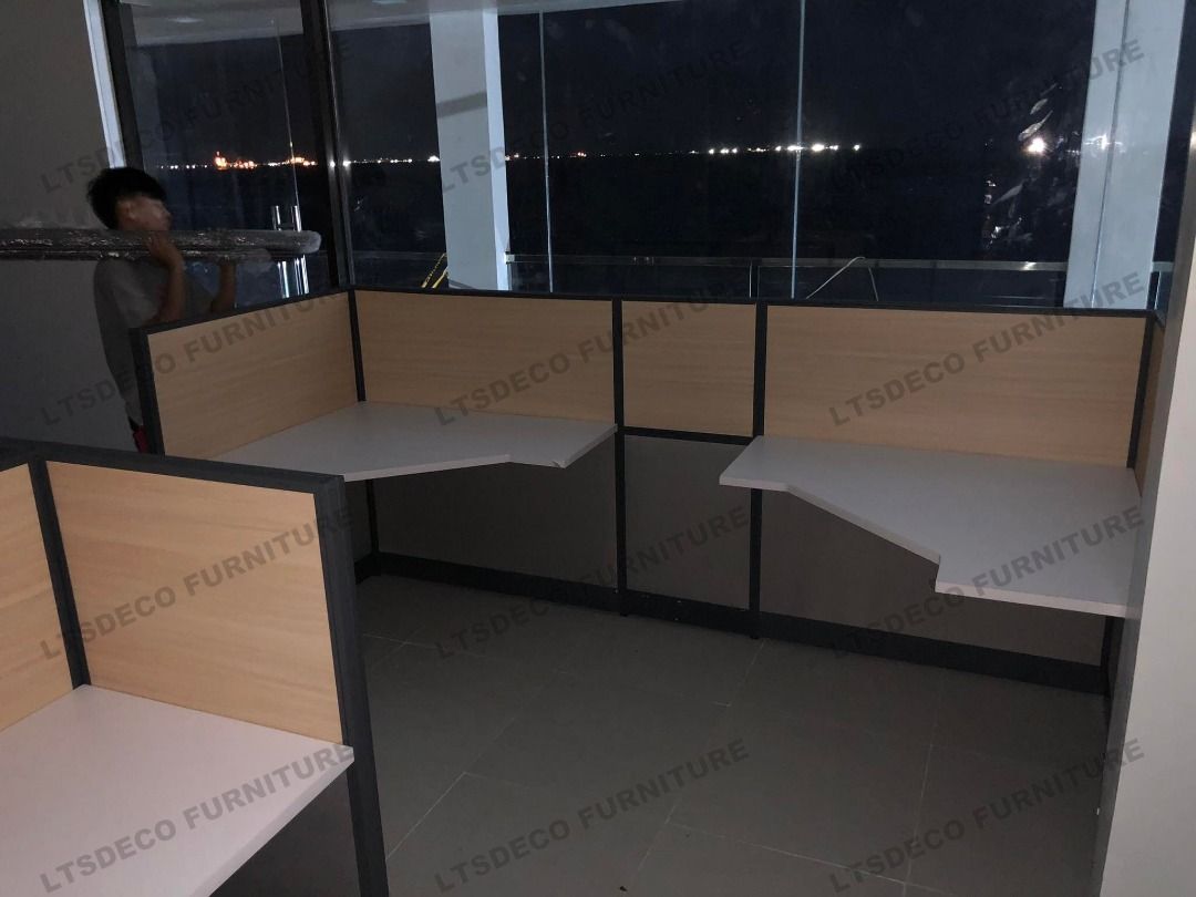 MODULAR PARTITION OFFICE FURNITURE AND PARTITIONS, Furniture & Home ...