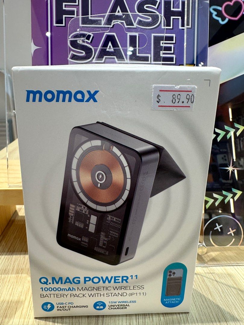 Momax 10000mah Magnetic Wireless Powerbank, Mobile Phones & Gadgets ...