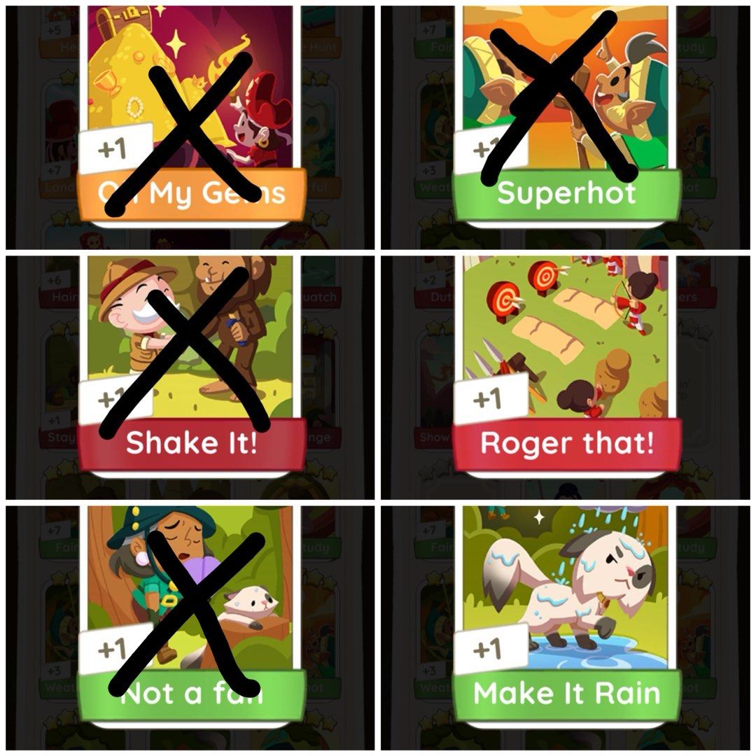 Monopoly go 5 star stickers/cards, Video Gaming, Gaming Accessories, In ...