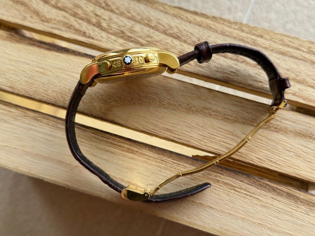 Montblanc Meisterstuck 4810 501 chronograph automatic watch, Luxury, Watches on Carousell