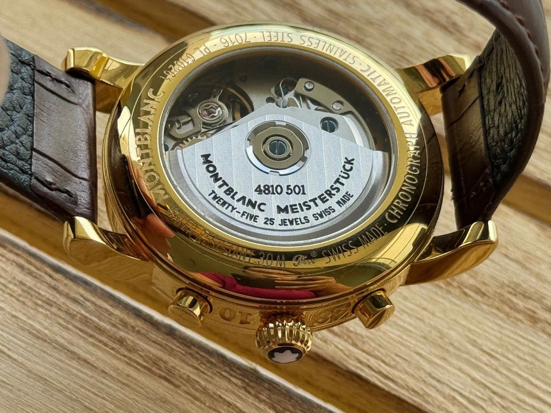 Montblanc Meisterstuck 4810 501 chronograph automatic watch, Luxury ... Montblanc Meisterstuck 4810 501 chronograph automatic watch, Luxury ...