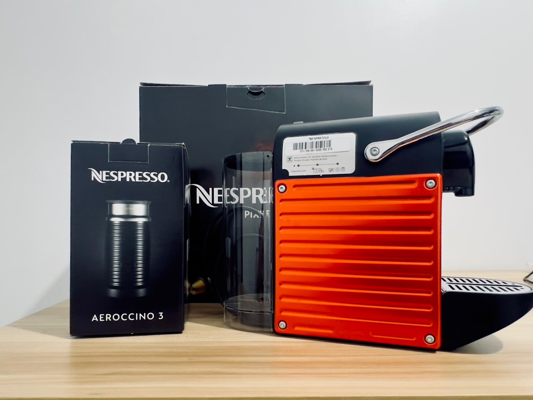 Nespresso Pixie + Aeroccino 3 Slightly used and with box, TV & Home ...