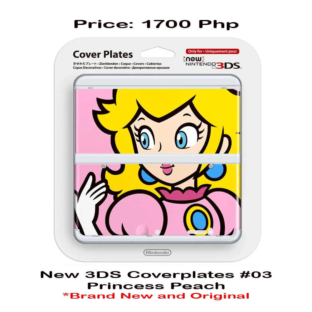 New 3DS Cover Plates # 03 Princess Peach, Video Gaming, Gaming ...
