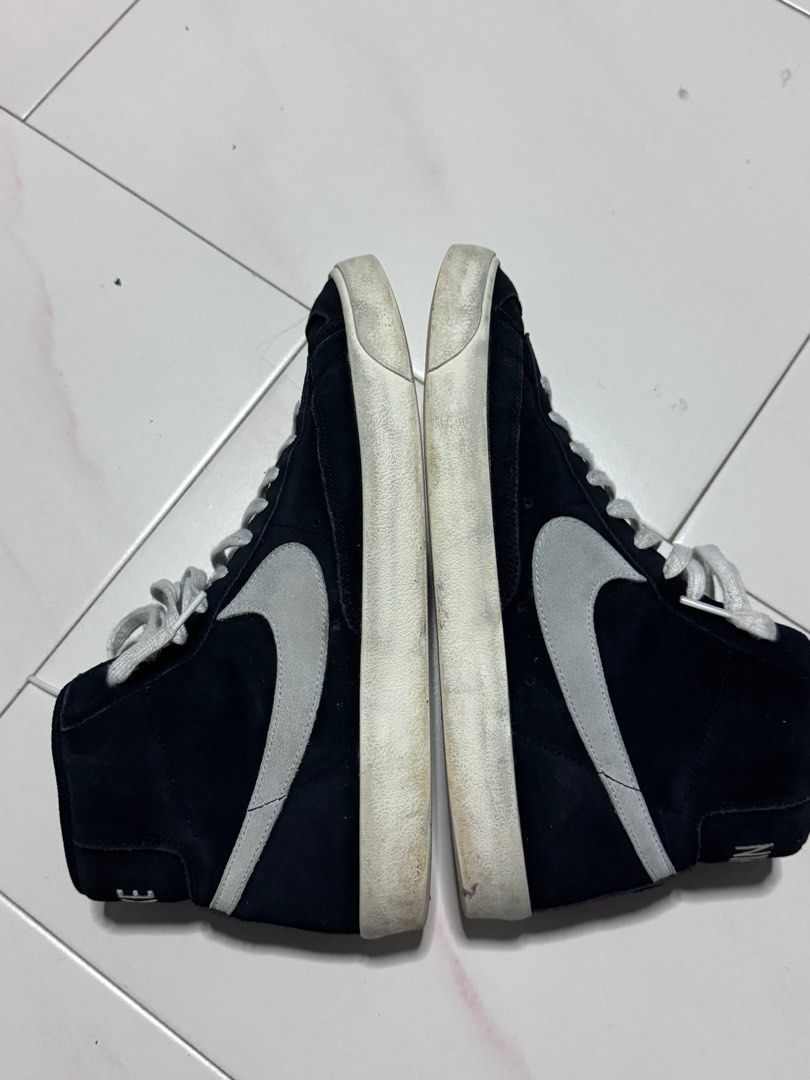 Nike Blazer black high cut, Men's Fashion, Footwear, Sneakers on Carousell
