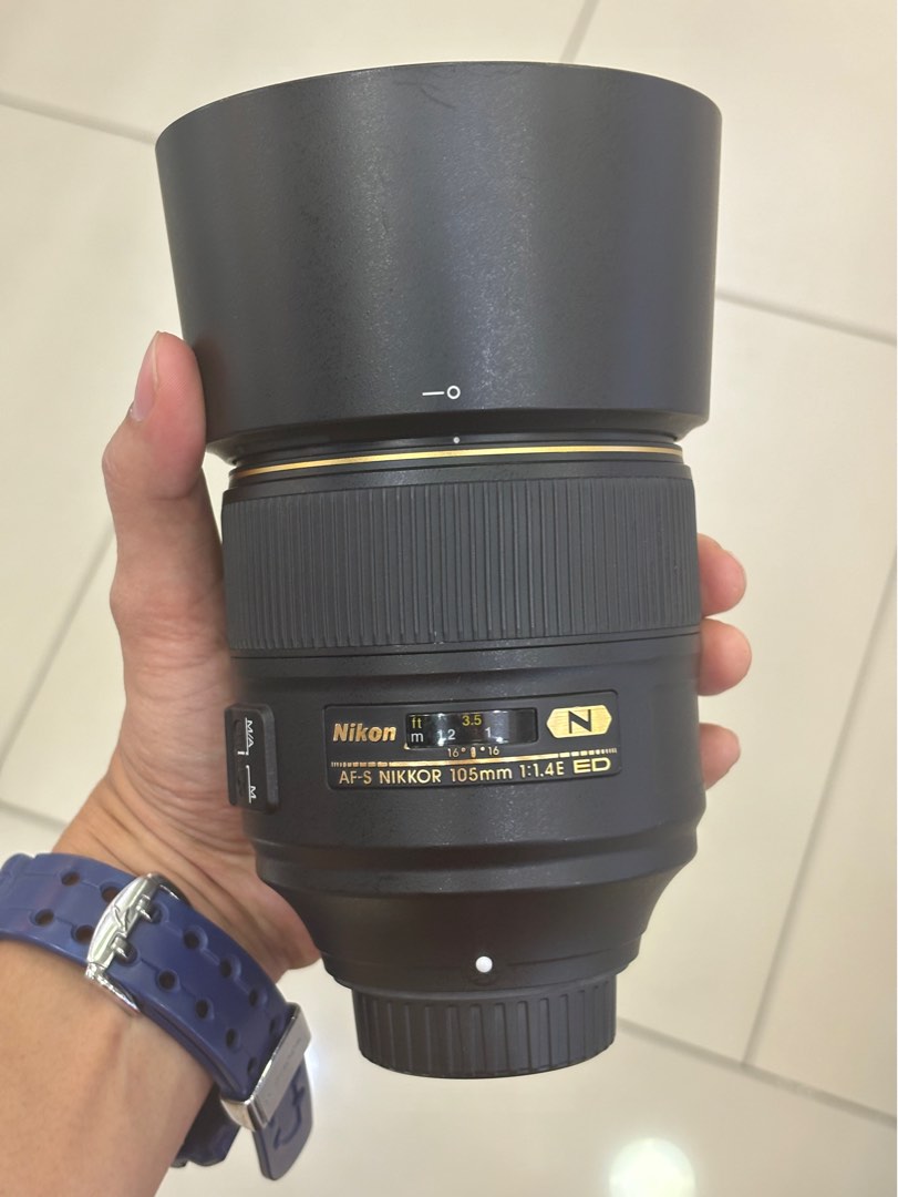 NIKON AF-S 105MM f/1.4E NANO, Photography, Lens & Kits on Carousell