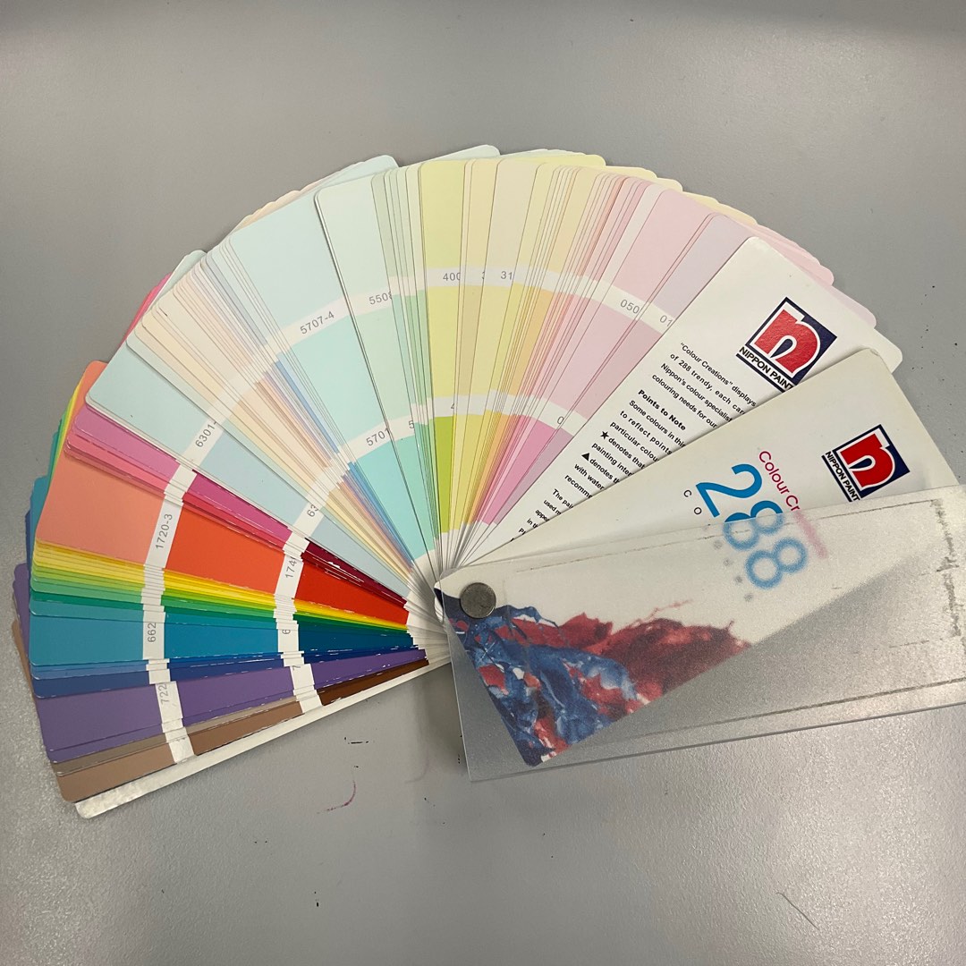 Nippon Paint Color Creation 288 Colors 日本油漆 顏色色版, 傢俬＆家居, 家居裝飾, 家居裝飾 ...