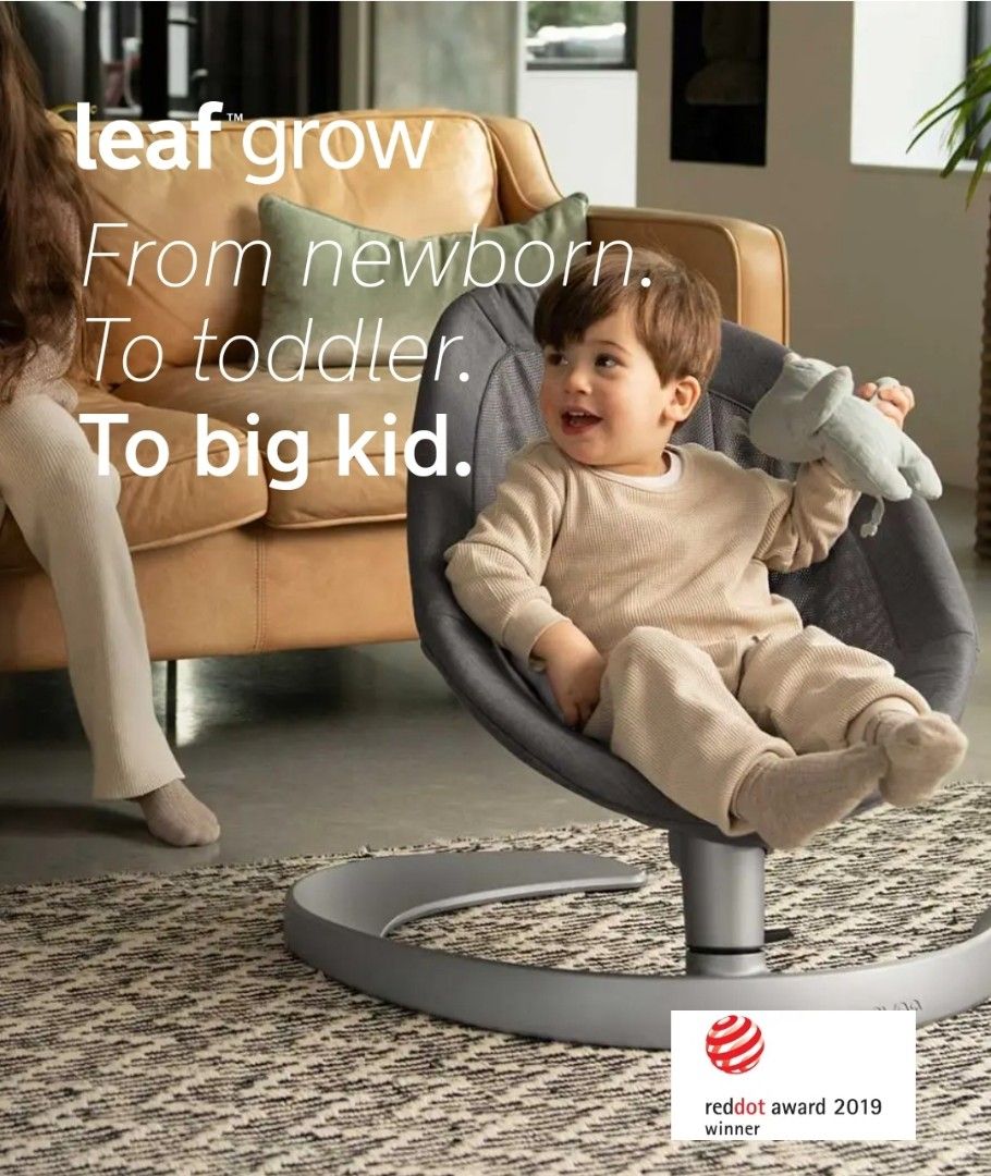 Nuna LEAF Grow baby seat & rocker with toy bar, Babies & Kids, Baby ...