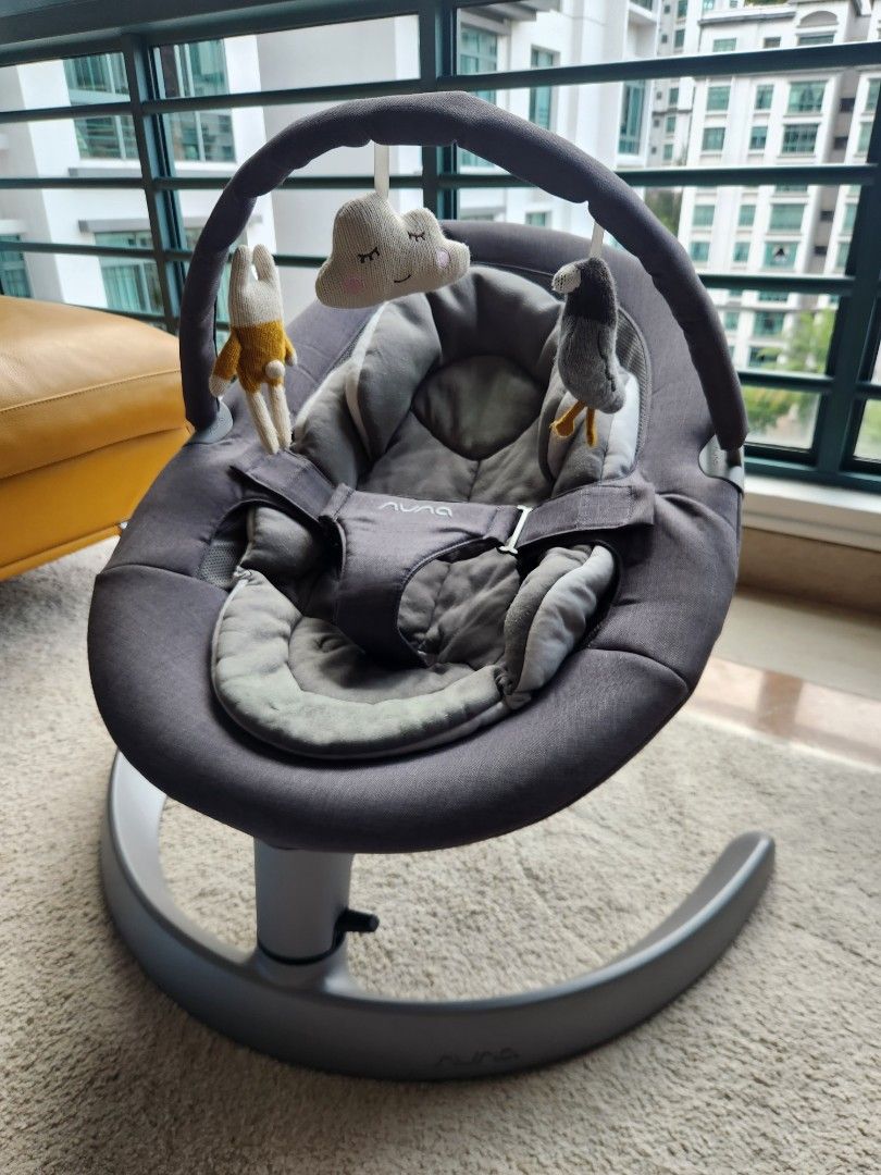 Nuna LEAF Grow baby seat & rocker with toy bar, Babies & Kids, Baby ...