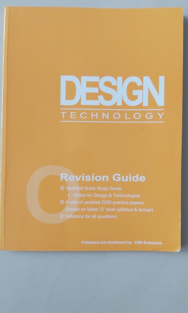 O level Design tech revision, Hobbies & Toys, Books & Magazines ...