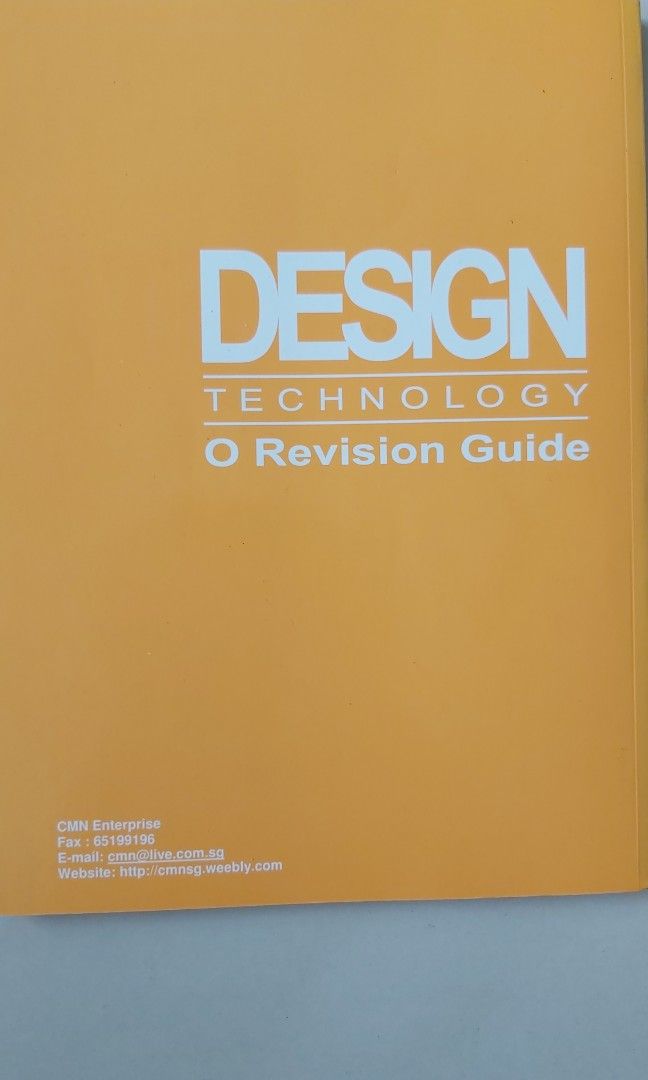 O level Design tech revision, Hobbies & Toys, Books & Magazines ...