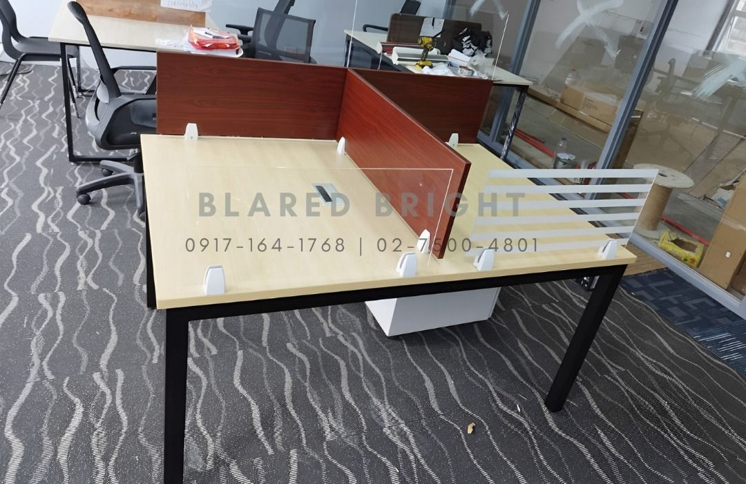 Office Furniture - Partition - Linear Workstation . cubicles, Furniture & Home Living, Office ...