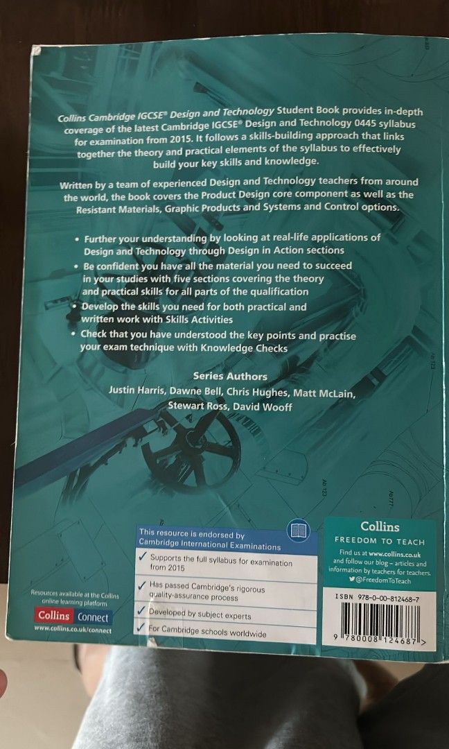 *OFFICIAL* CAMBRIDGE IGCSE Design and Technology (設計與技術科) Student Book ...