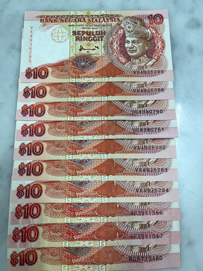 Old RM 10 Banknote, Hobbies & Toys, Collectibles & Memorabilia ...