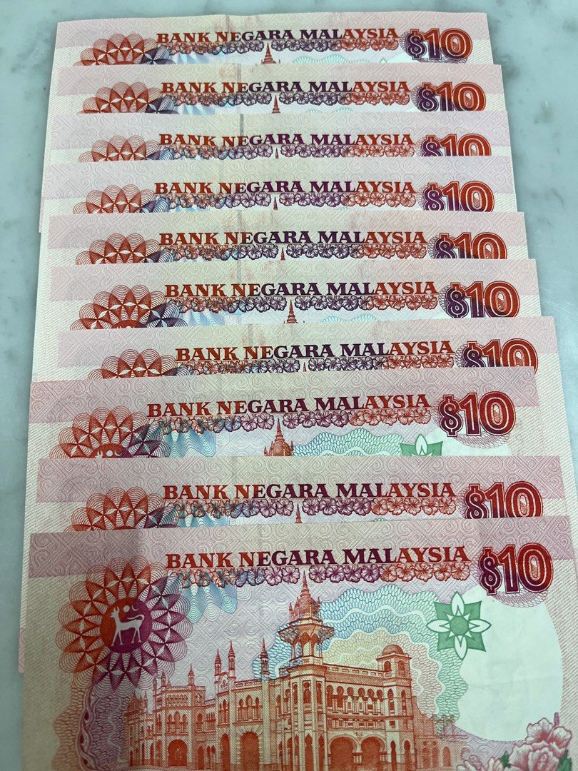 Old RM 10 Banknote, Hobbies & Toys, Collectibles & Memorabilia ...