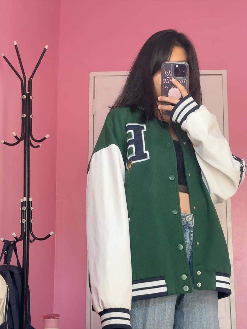 Original Bench Varsity Jacket, Women's Fashion, Coats, Jackets and ...