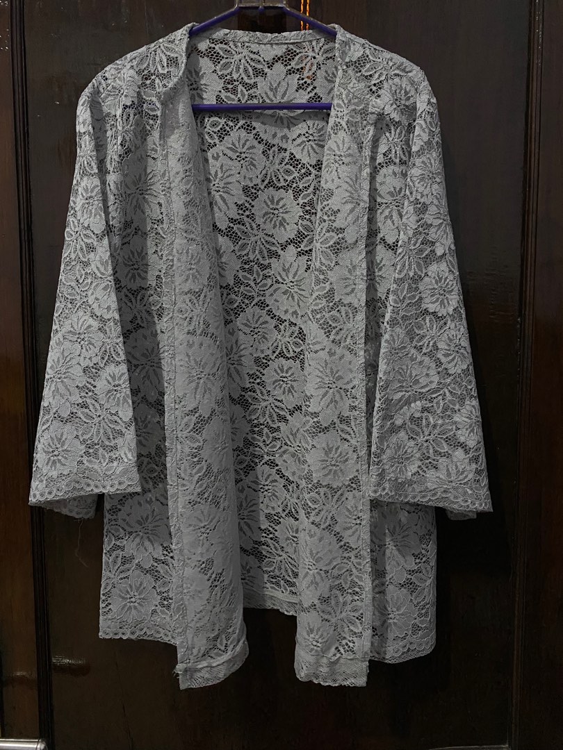Outer brokat / Cardigan brokat / Baju kondangan, Fesyen Wanita, Pakaian ...