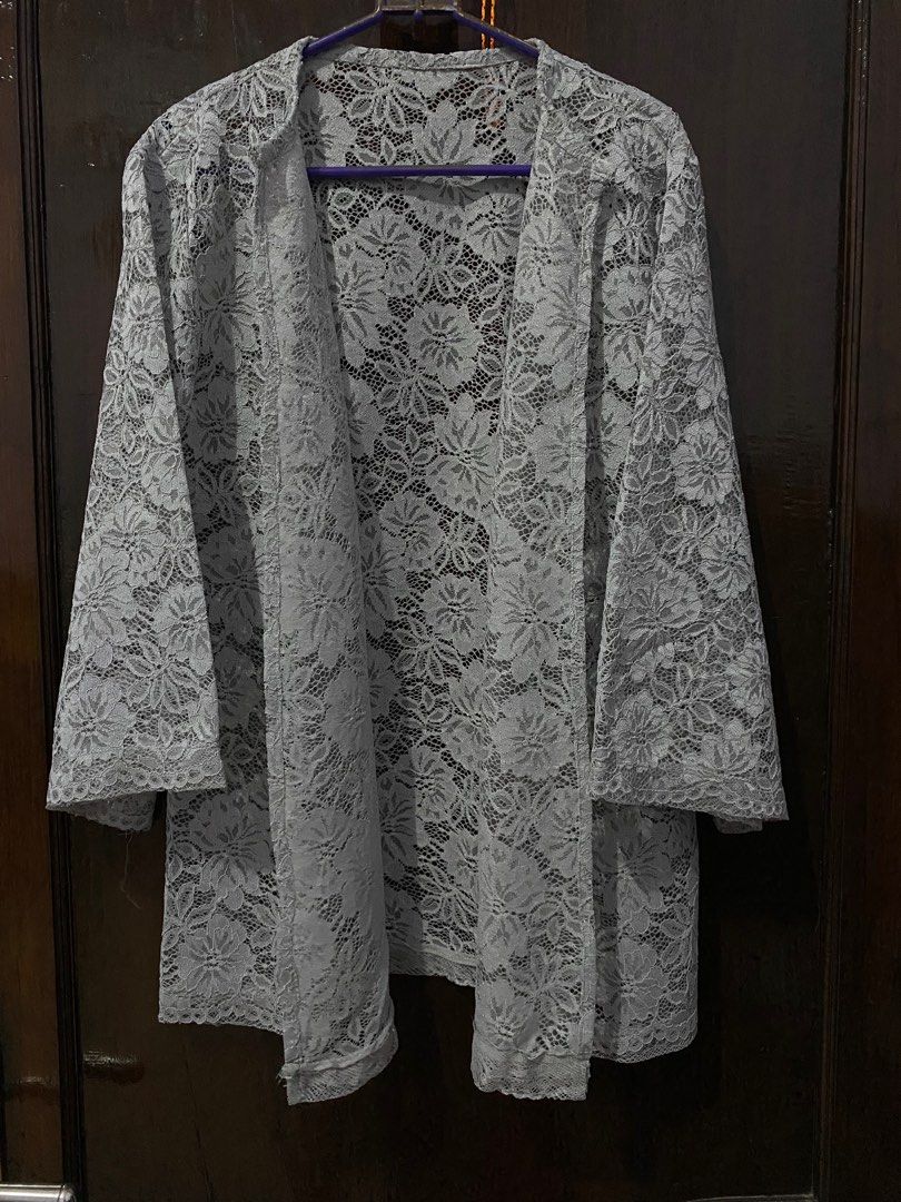 Outer brokat / Cardigan brokat / Baju kondangan, Fesyen Wanita, Pakaian ...
