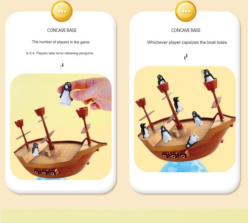 Penguin Pirate Boat Balancing Game/Penguin Pop n Drop/ Penguin Trap ...