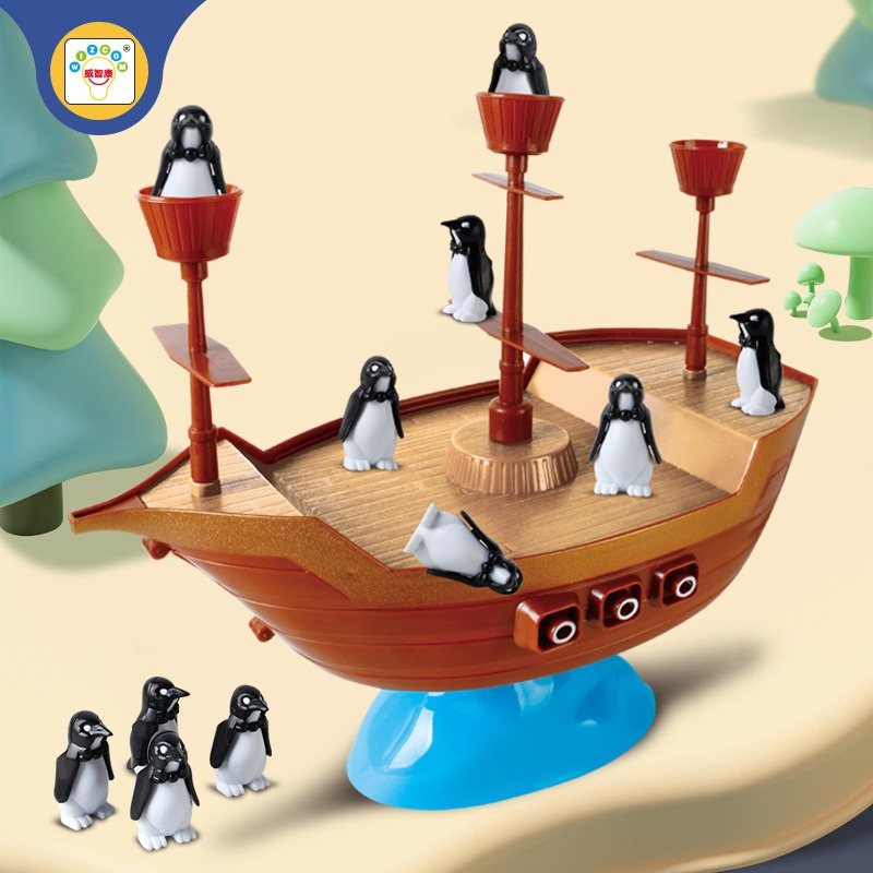 Penguin Pirate Boat Balancing Game/Penguin Pop n Drop/ Penguin Trap ...