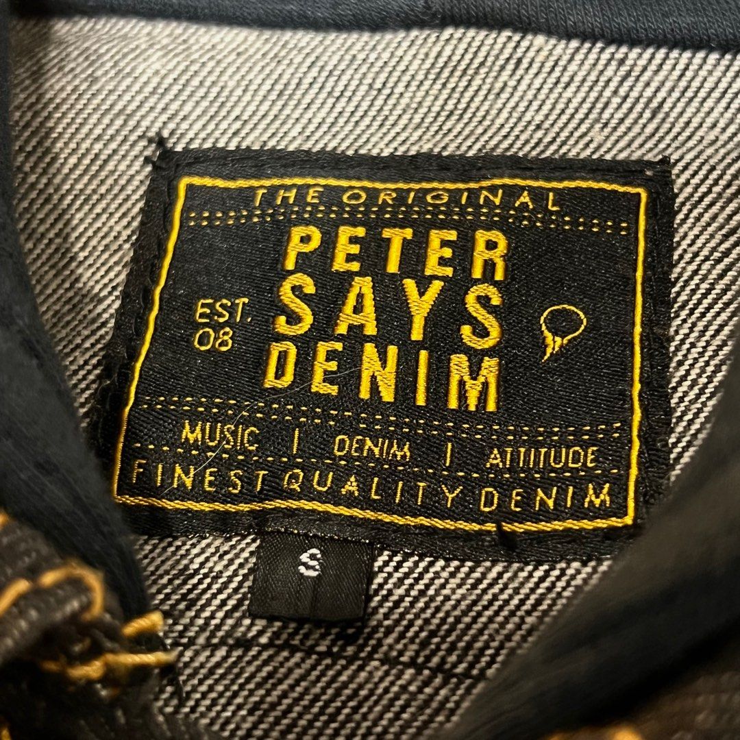 Peter Says Denim Denim Gilet Vest Rock Skinhead Punk Harley Davidson ...