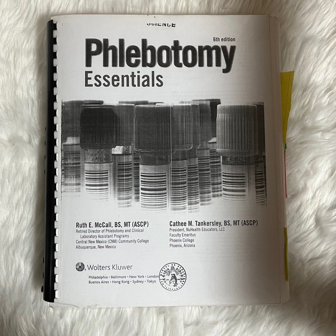 Phlebotomy Essentials - Ruth McCall, Hobbies & Toys, Books & Magazines ...