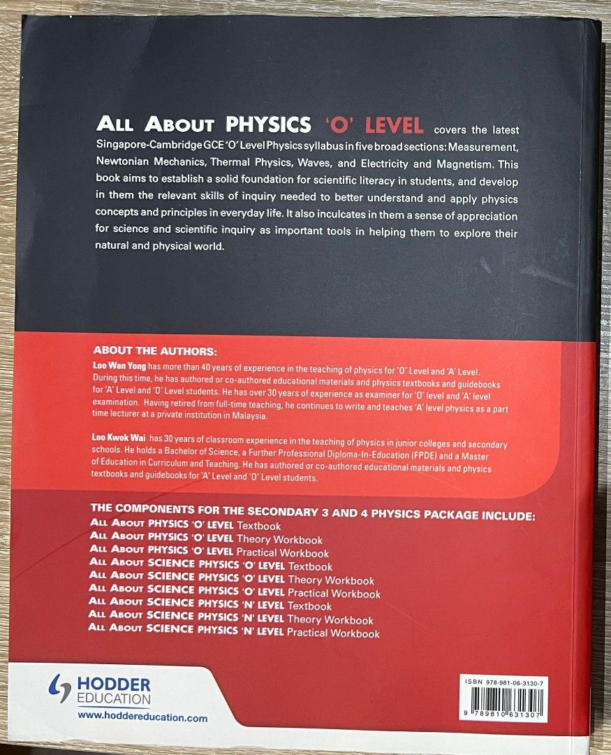 Physics Textbook 'O' level, Hobbies & Toys, Books & Magazines ...