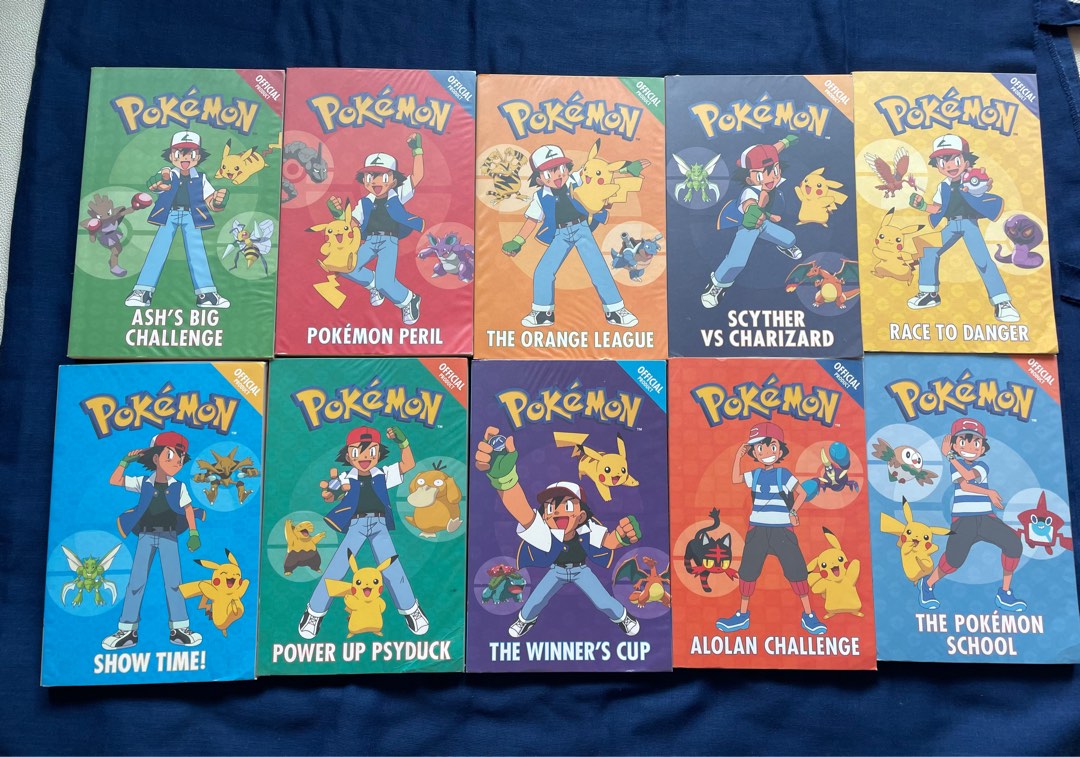 Pokemon - children English storybooks (whole set) , 興趣及遊戲, 書本 & 文具, 小朋友 ...