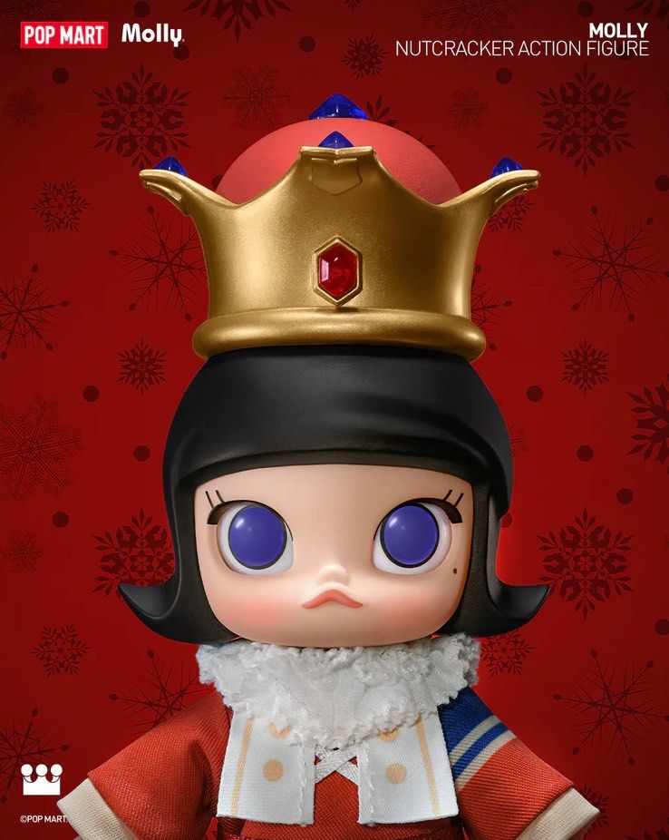 POP MART MOLLY Nutcracker Action Figure Christmas Gift, Hobbies & Toys ...